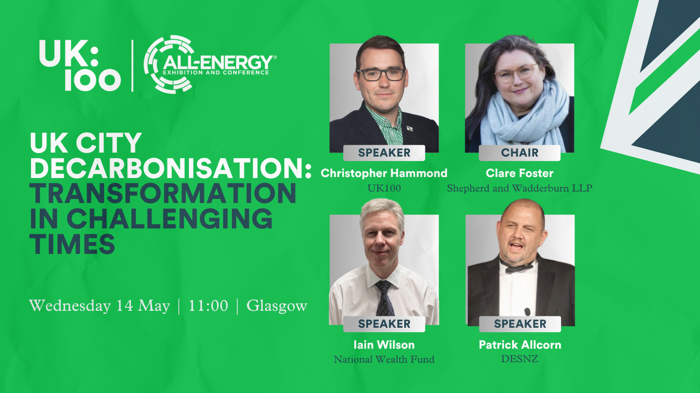 UK100 at All-Energy 2025 | UK100